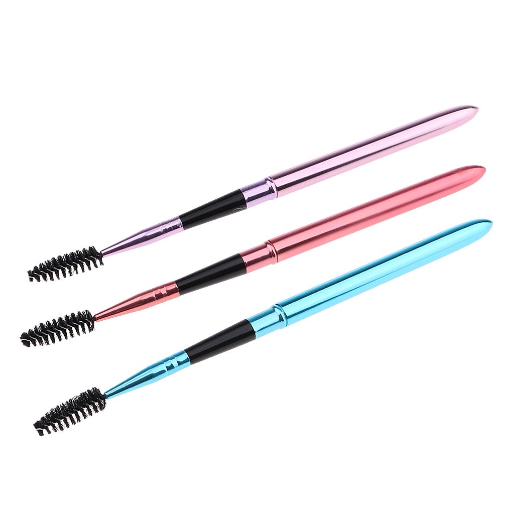 Buy 3Pcs Reusable Mascara Wands Makeup Brush Eyelash Extension Tools ...