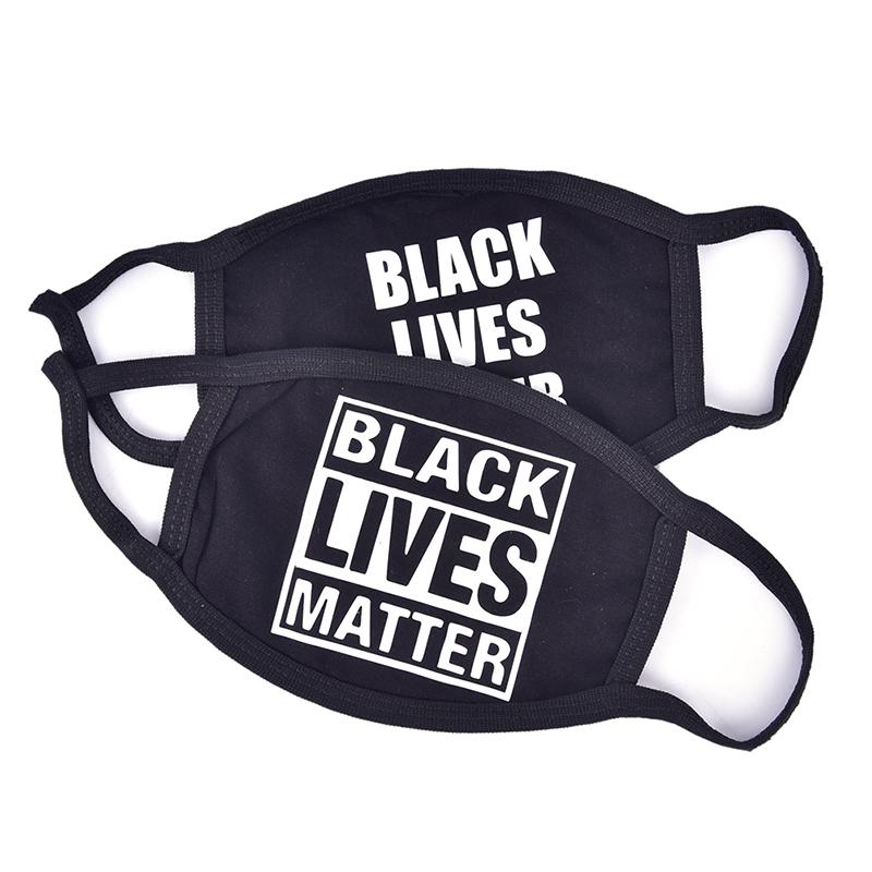 Black Lives Matter Face Mask Dust Proof Washable Mask Print Cotton ...
