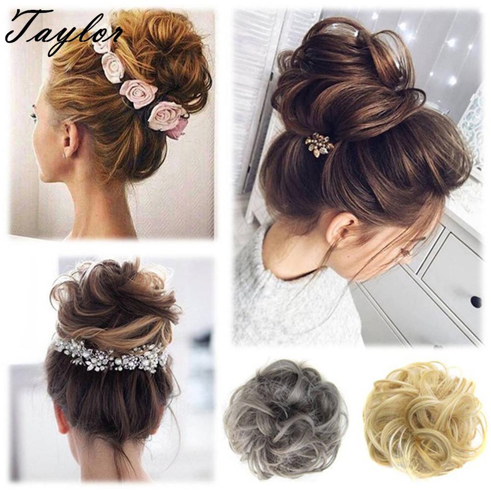 Buy Bpfair Women Fahsion Curly Messy Bun Hair Twirl Piece Scrunchie ...