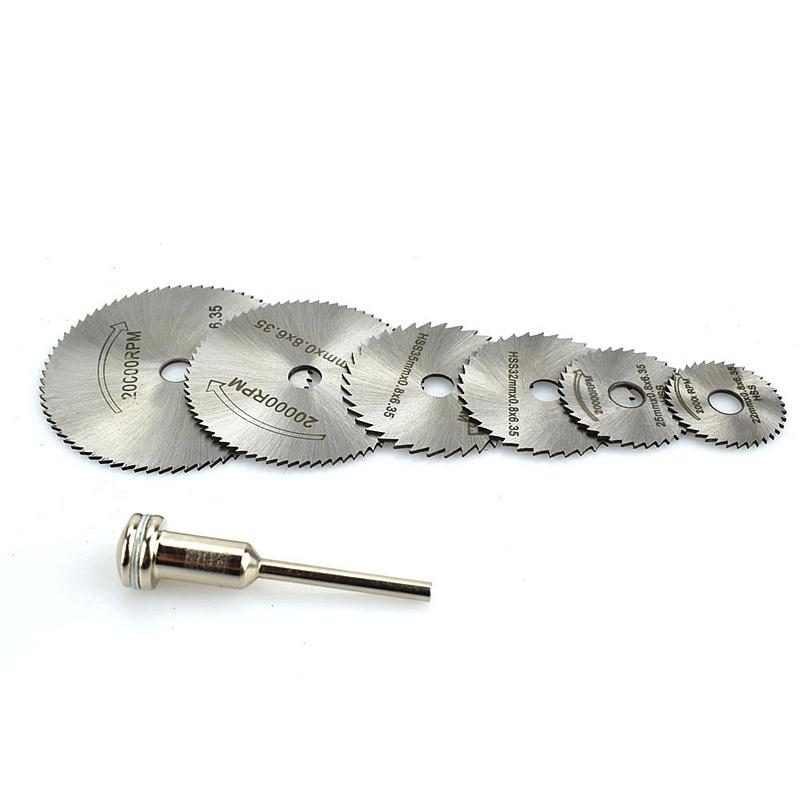 Buy 7pcs/set Circular Saw High Speed Steel Rotary Cutting Discs For ...