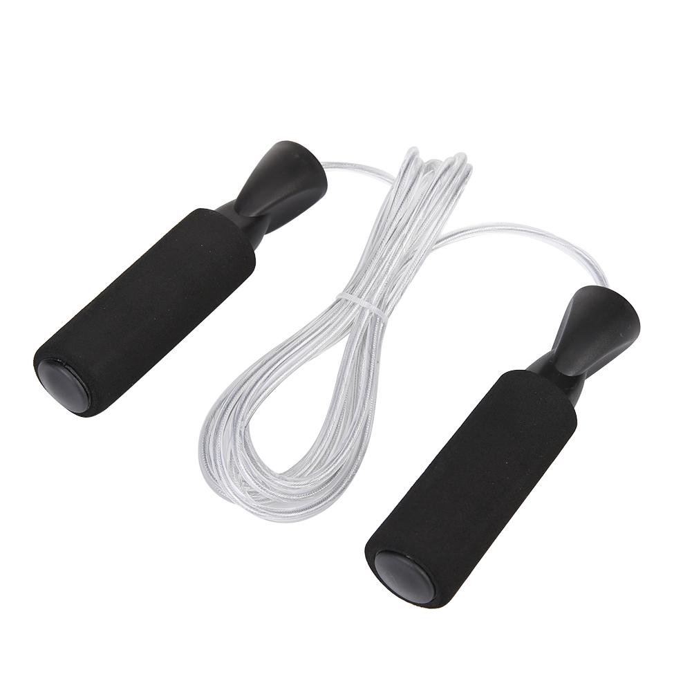 Cheap Fitness Jump Rope Adjustable Steel Wire Foam Handle Speed ...