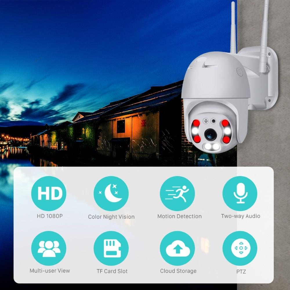 3MP Wifi PTZ IP Camera Outdoor Waterproof Wireless 1080P Home Security ...