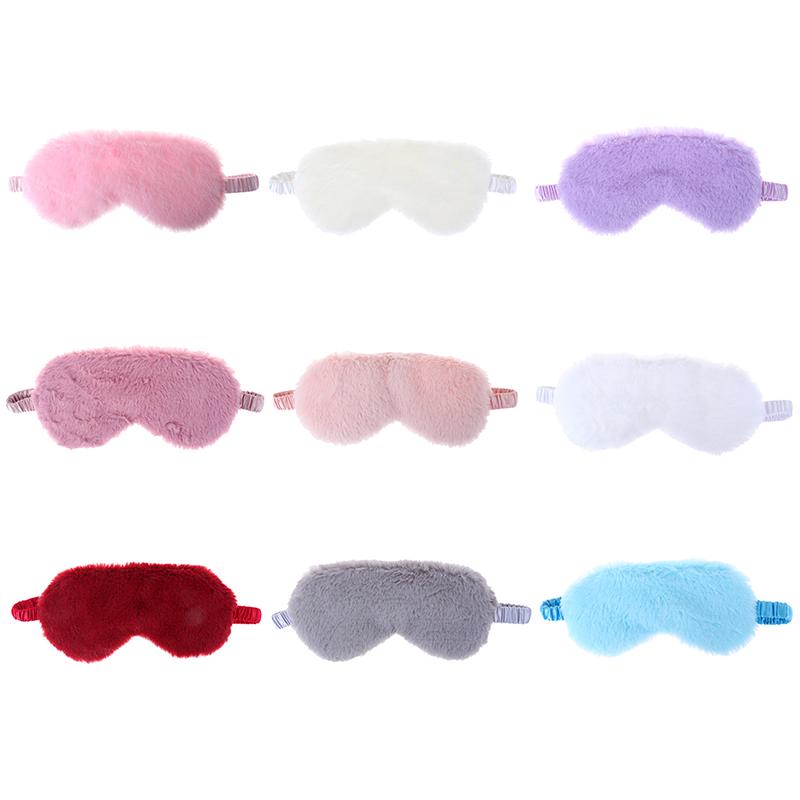 Buy Cute Cartoon Plush Soft Goggles Sleep Goggles Travel Goggles at ...