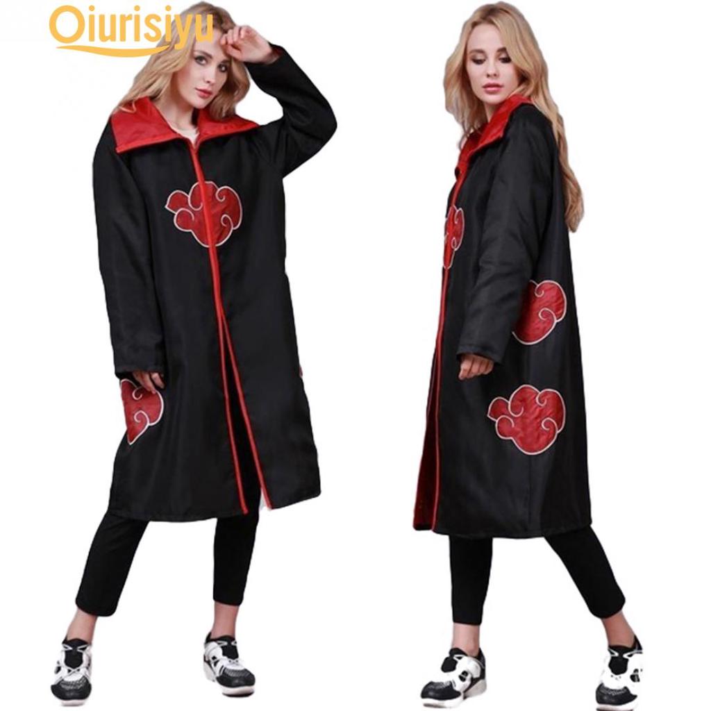 Cosplay traje uniforme capa Naruto Akatsuki Uchiha Sasuke Robe comprar ...