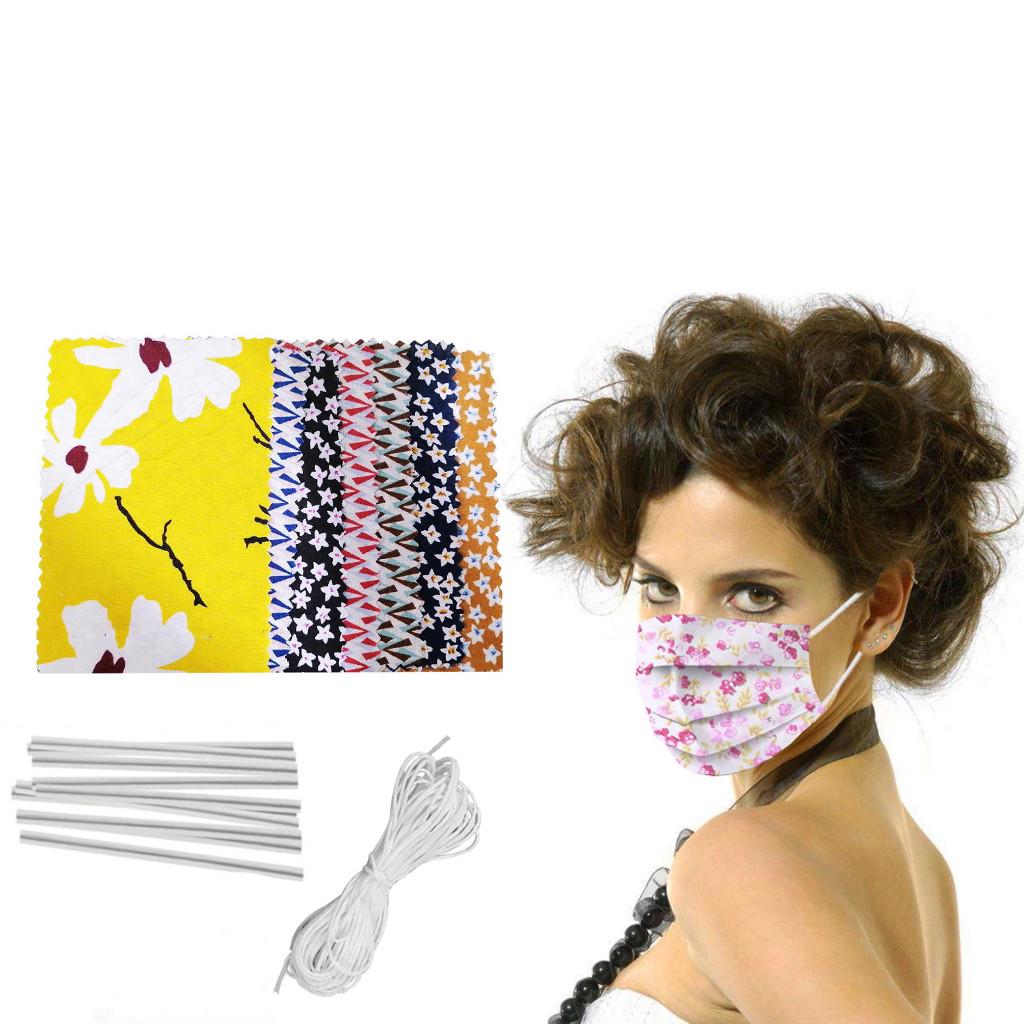 Buy Face Cover Material DIY Self-Made Face Cover Material Set DIY ...