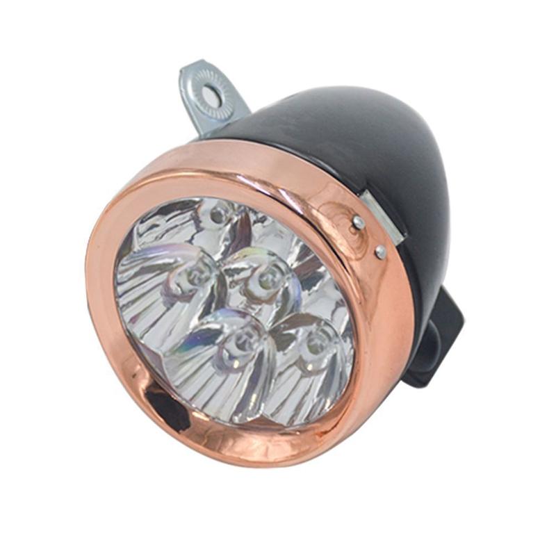 Buy Classic Retro Streamlined Bicycle Head Light Super Bright LED Metal ...