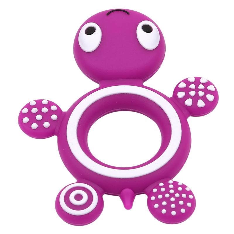 Buy Baby Teether Hanyu Baby Turtle Silicone Teether Safety Tortoise ...