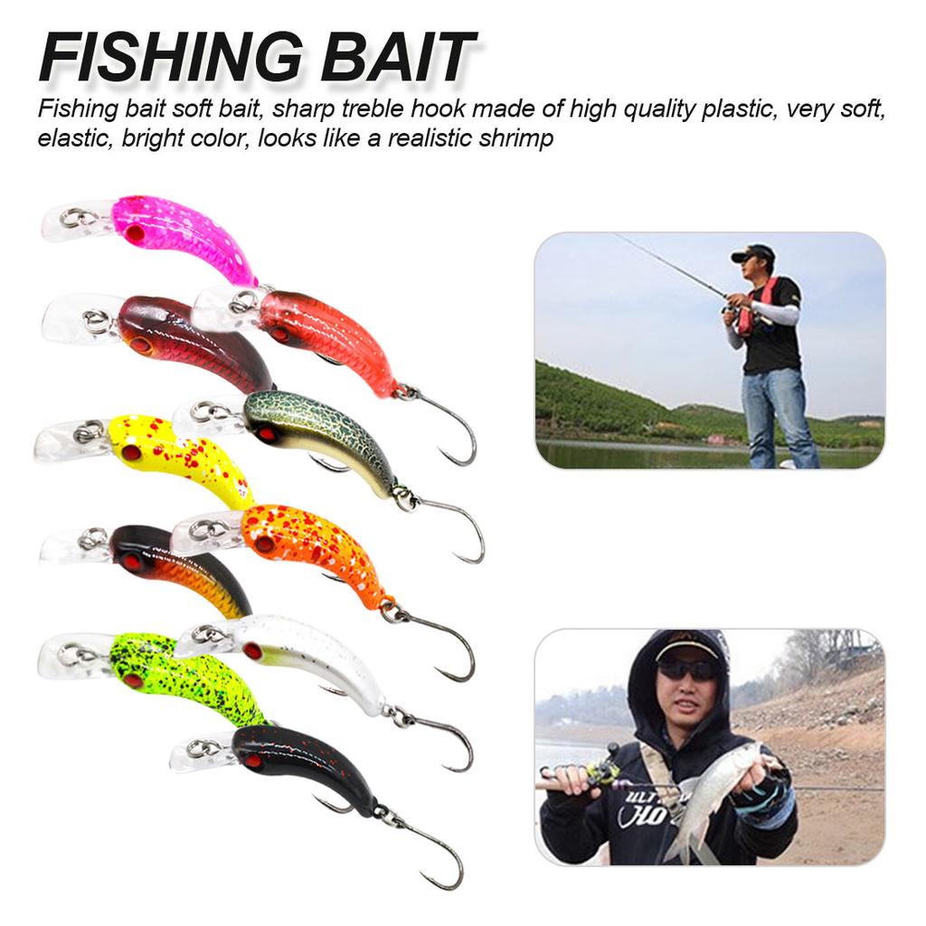 Buy Mini Min Fish 3.7cm 1.5g Artificial Hard Bait Sharp Hook Freshwater ...
