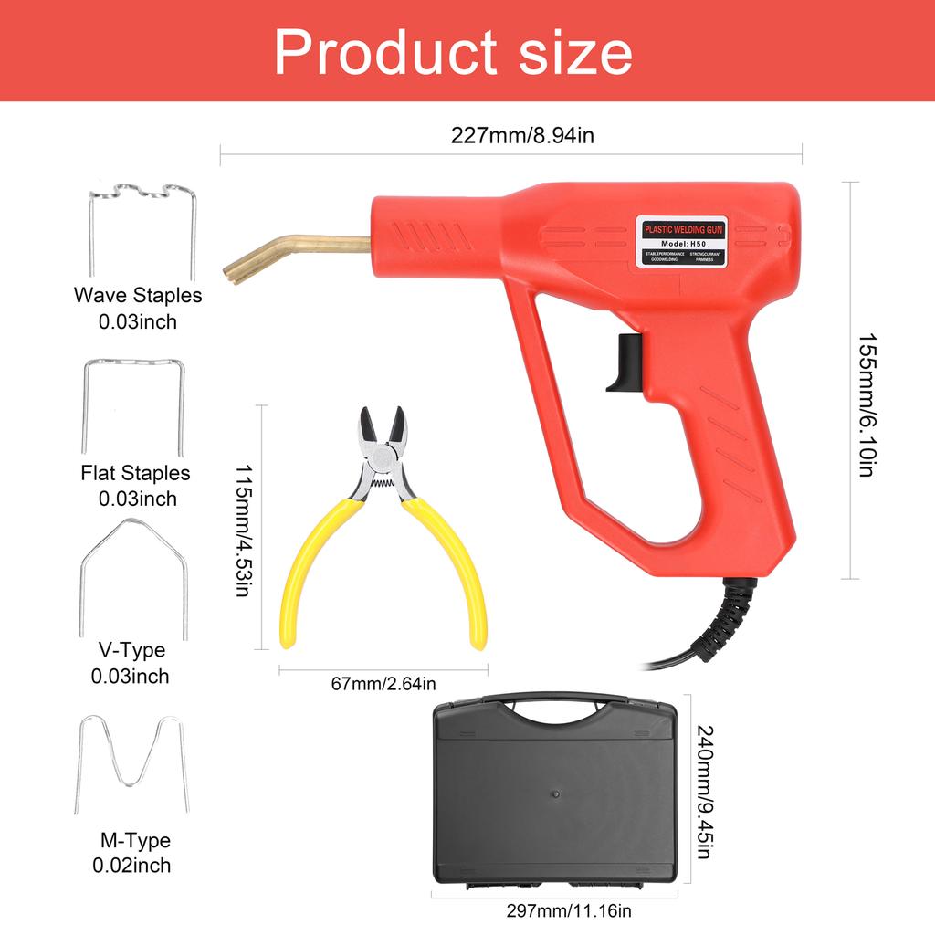 Cheap 50W Portable Handheld Plastics Welding Machine Panel Crack ...