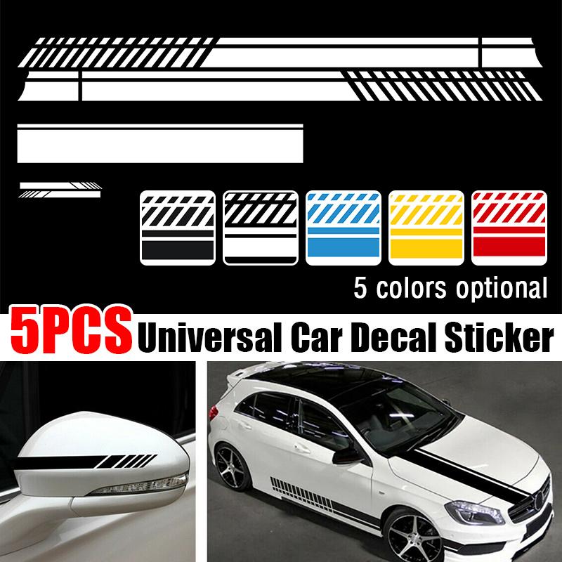 Decals/Emblems/Licence Frames Car Side Skirt Racing Stripes Vinyl ...