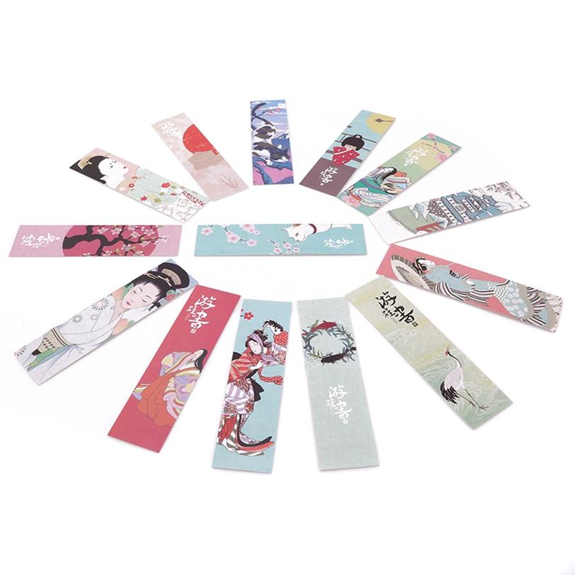 Buy 30pc/Box Japanese Style Bookmark Book Mark Page Magazine Note Label ...