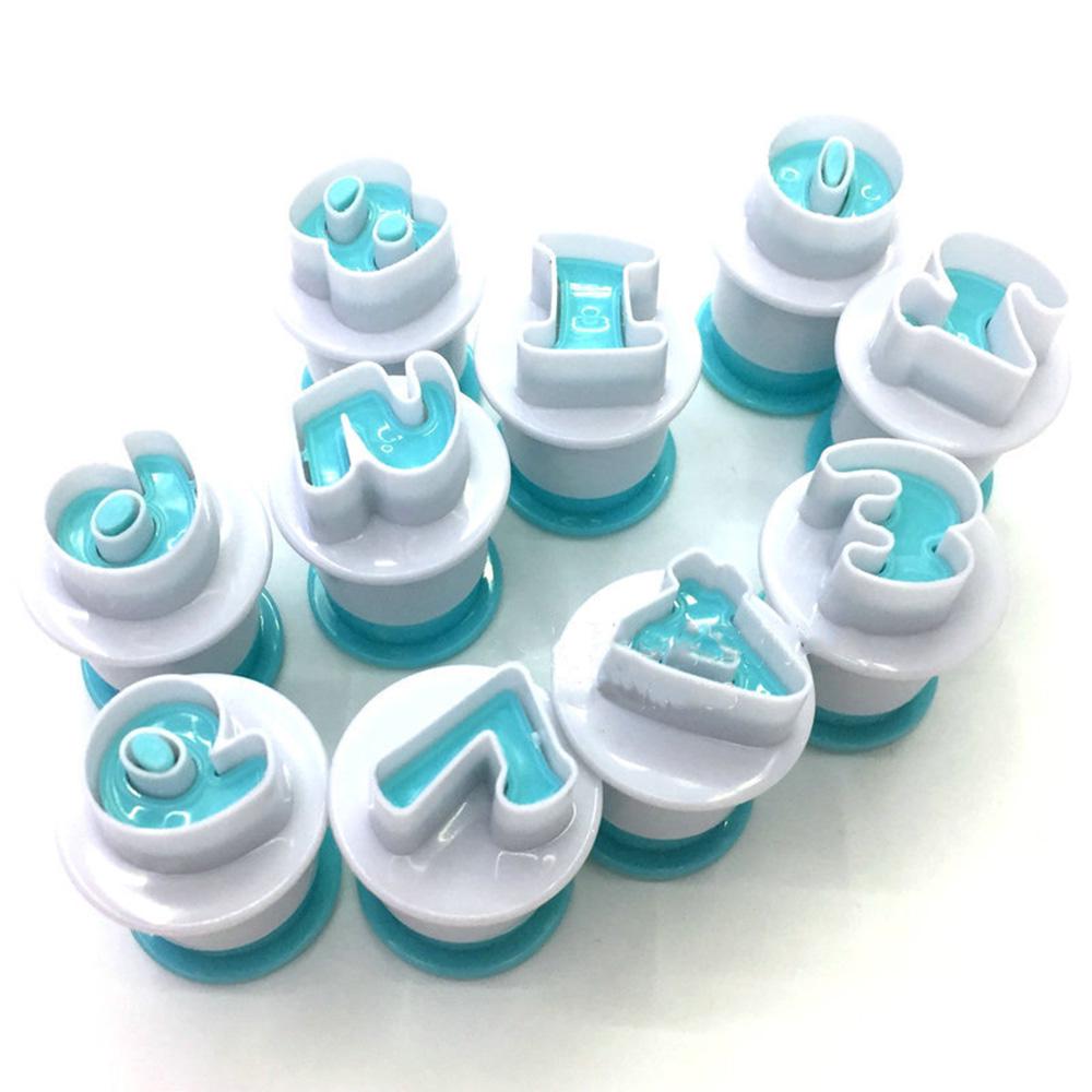 Buy Alphabet Number Letter Fondant Cake Decorating Set Icing Cutter ...