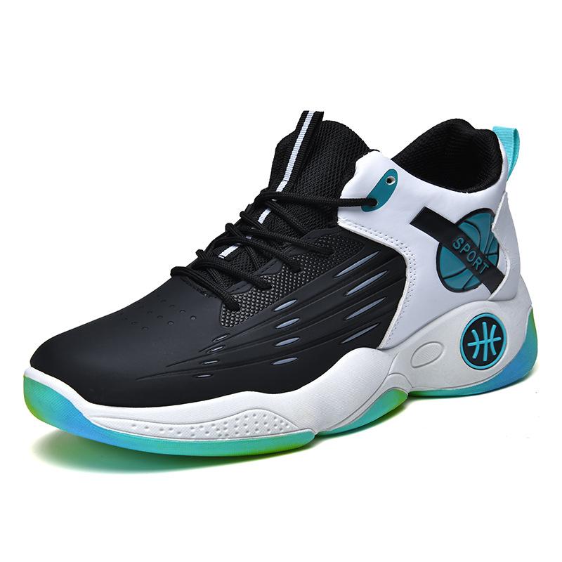 Cheap New Fashion Men's Sports Shoes High-top Sneakers Anti-skid Wear ...