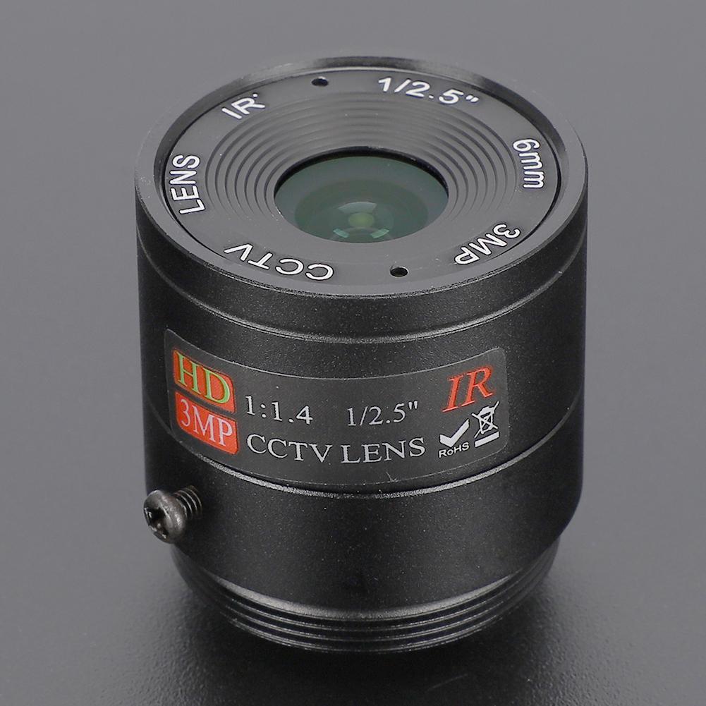 6mm 3MP HD F1.4 1/2.5 CS Mount CCTV Lens for Camera uygun fiyatlı satın alın - fiyat, ücretsiz ...