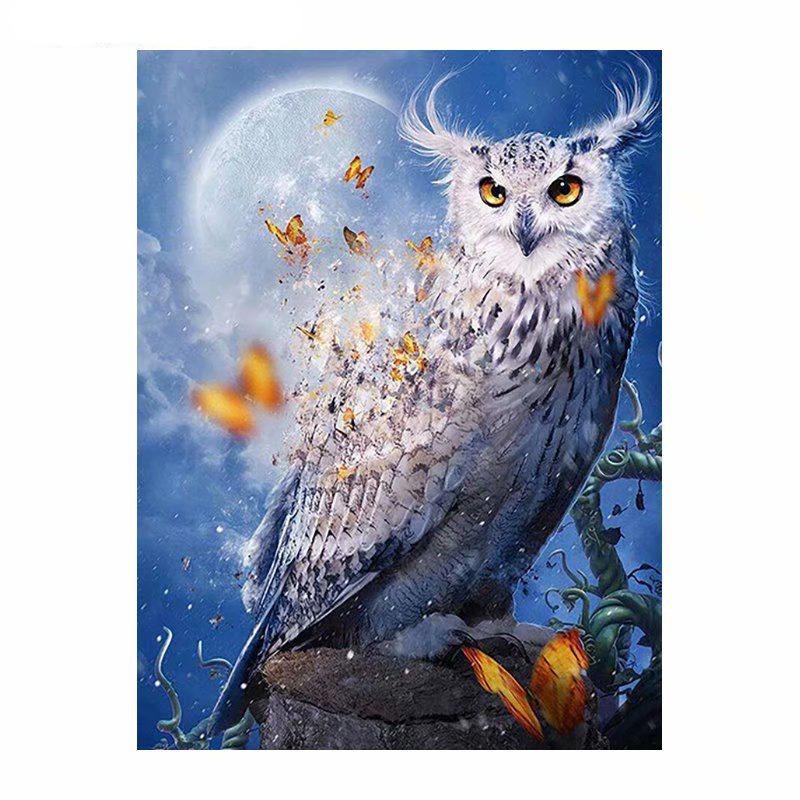 Cheap 5D Diamond Painting Owl Full Square Diamond Embroidery Animals ...