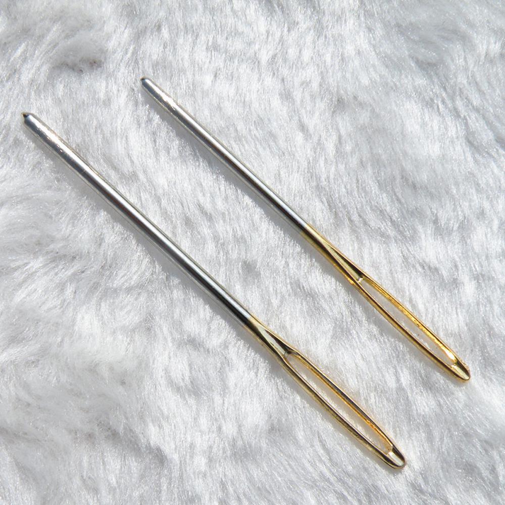Buy 2pcs Darning Needles Big Eye Needle Sewing Needle Woolen Needles ...