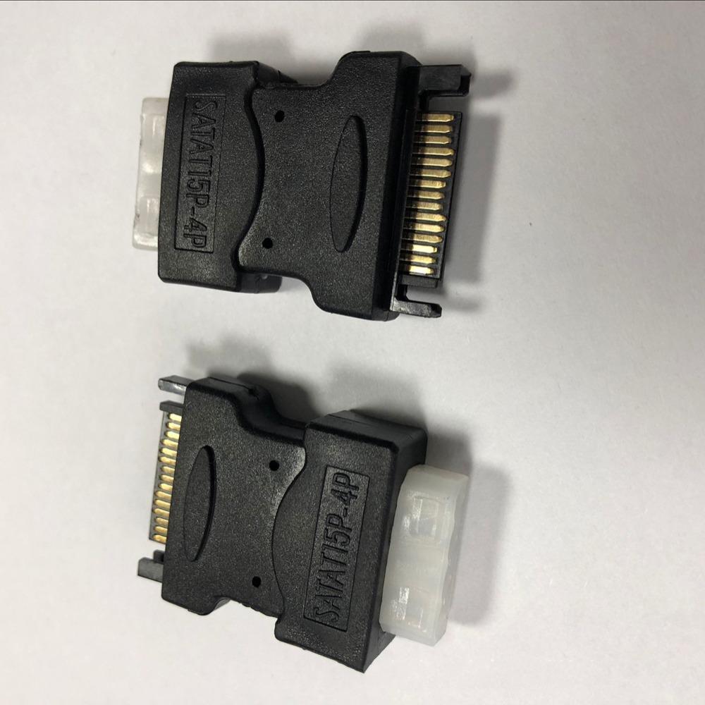 Cheap 15P Male To 4P Female SATA To IDE Large 4PIN Adapter Power ...