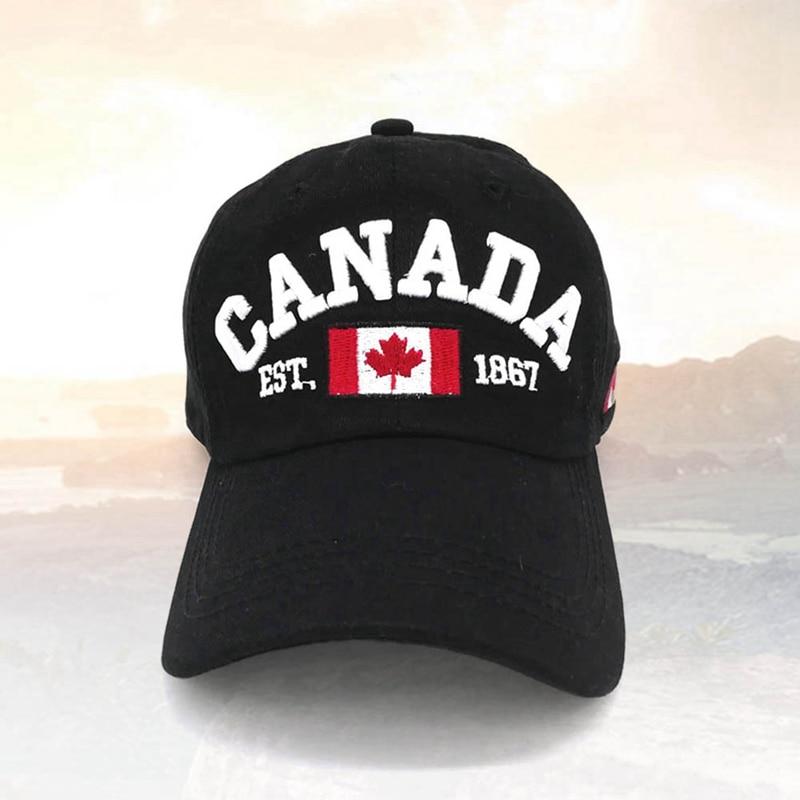 Buy Cotton Gorras Canada Baseball Cap Flag Of Canada Hat Snapback ...