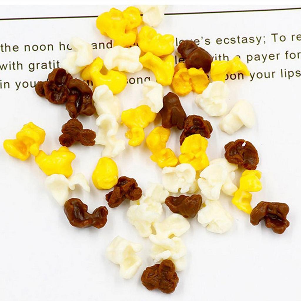 Buy NNEE DIY PVC Artificial Resin Popcorn Decorations Party Artificial ...