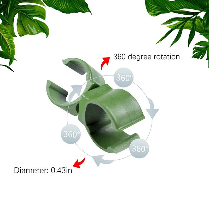 Buy 20/30/50pcs Garden Climbing Swivel Rod Connector Greenhouse Stake ...