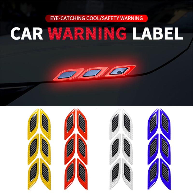 Buy 1 Pair Car Anti-collision Stickers Fender Reflective Stickers Car ...