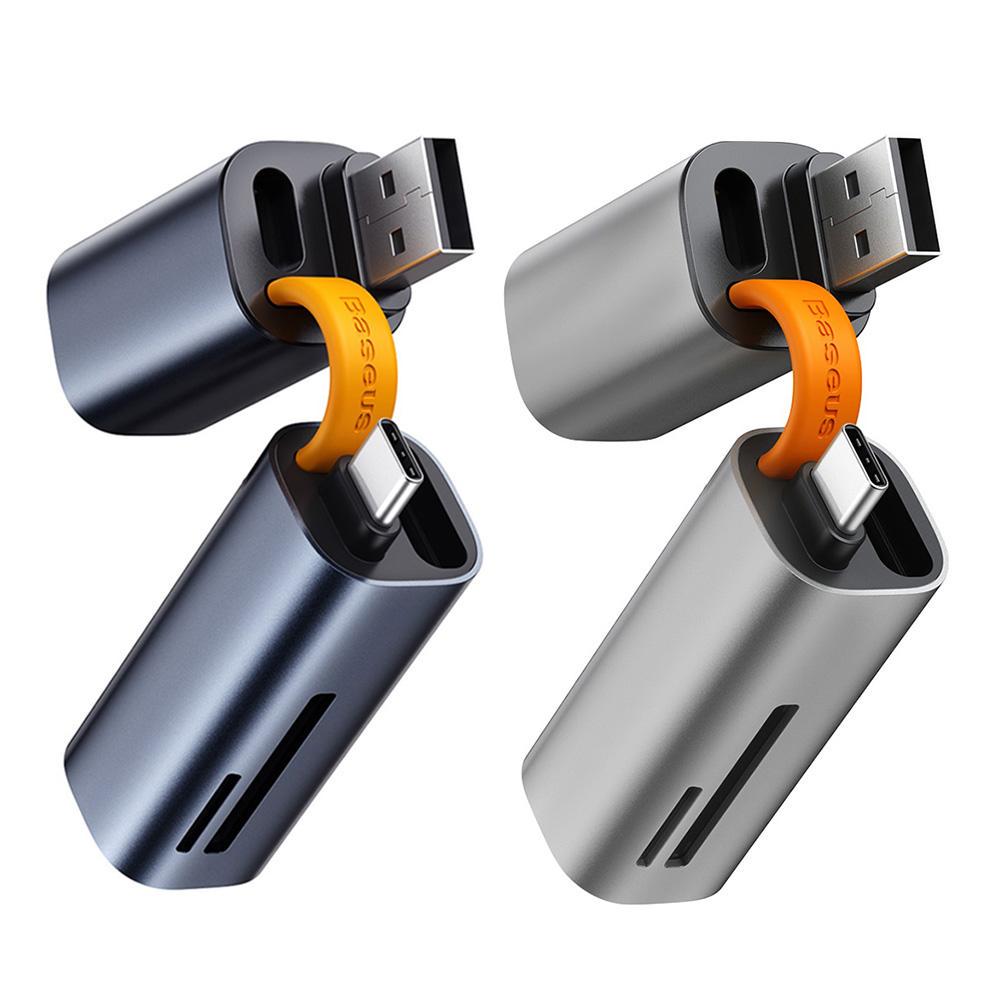 Buy Baseus Card Reader USB Type C To Memory Card TF Card Adapter for PC ...