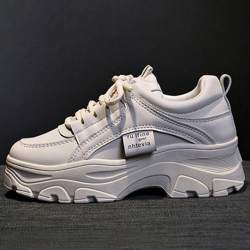 Buy Casual Fashion Platforms Non Slip Women's Vulcanize Shoes High ...
