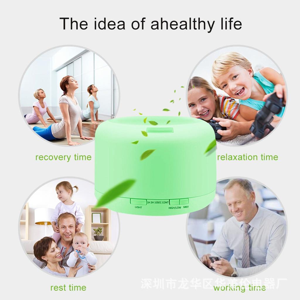 Buy Healthy Mint 500ml Humidifier Oil Diffuser Aromatherapy Machine ...