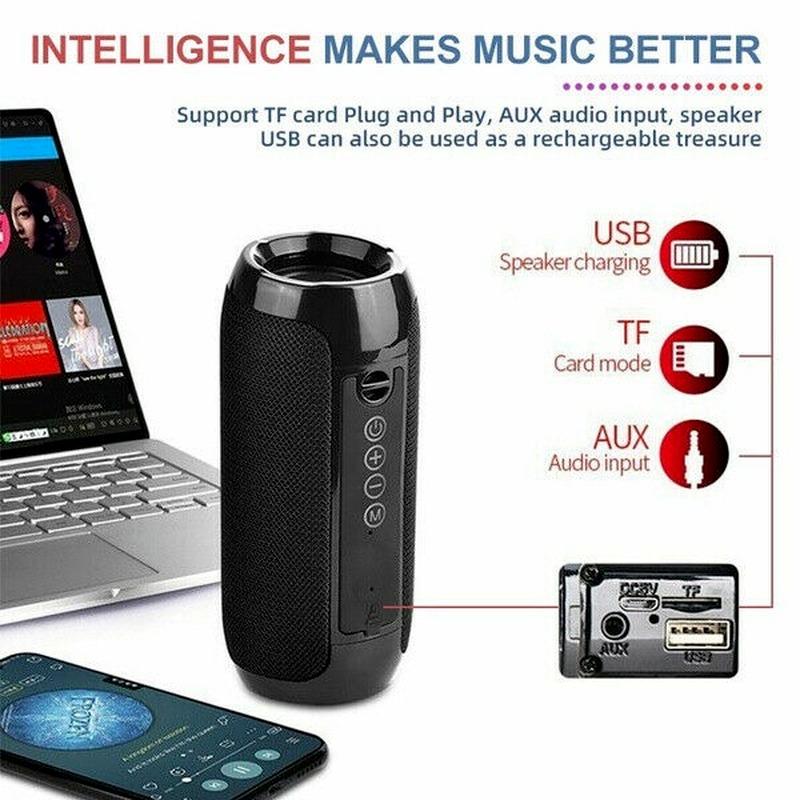 Buy VAORLO TG117 Bluetooth Speaker IPX7 Waterproof Super Heavy Bass ...