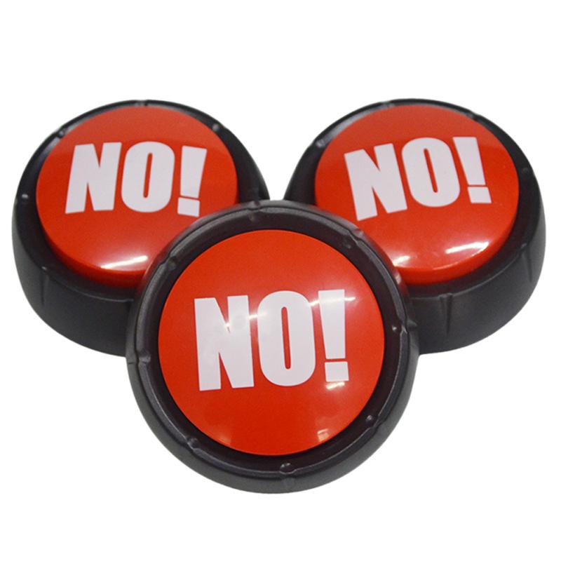 NO NO Squeeze Sound Button Music Box Novelty Gag Toy Baby Kids Event ...