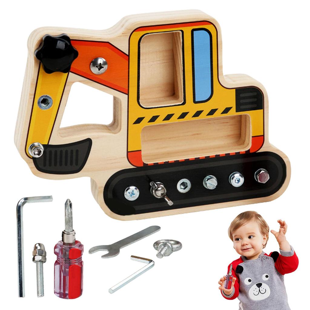 Wood Screw Toys | Screw and Nut Combination Disassembly Toy with Water ...