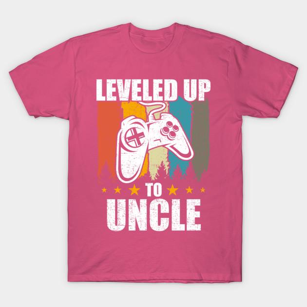 Buy Men Premium Cotton Harajuku T Shirt Leveled Up To Uncle Funny Video ...