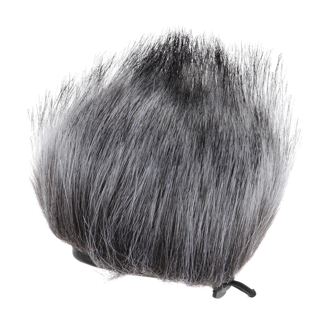 Buy Handheld Interview Microphone MIC Cover Windscreen Artificial Fur ...