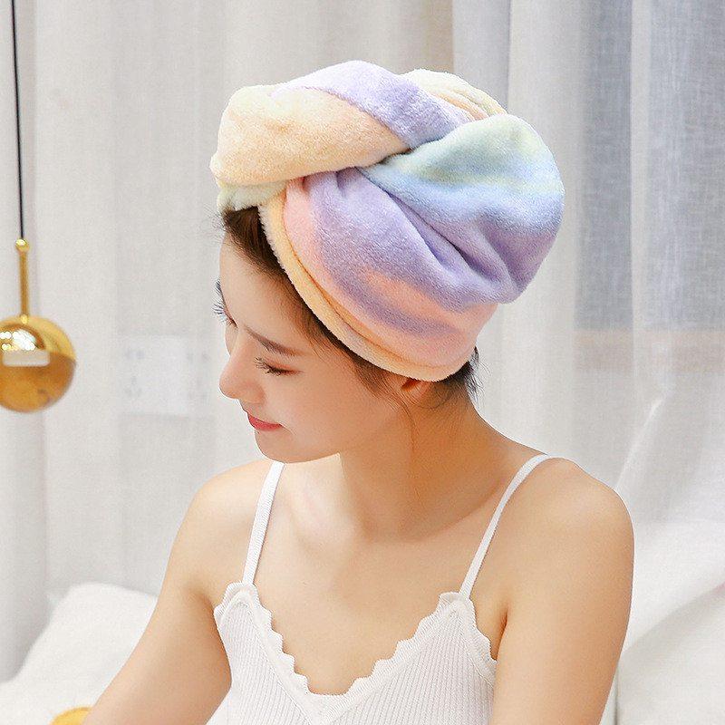 Buy Fashion Comfortable Twist Wrap Innovative Hair-Drying Cap ...