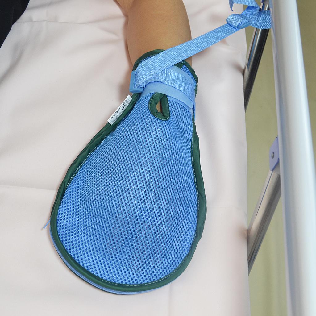 Buy 2 Pieces Hand Control Mitt Fingers Mittens Safety Palm Padded S at ...