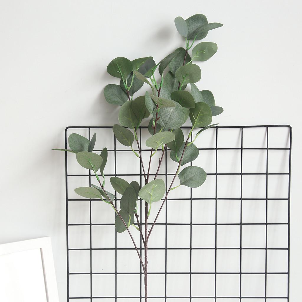 Buy Ministore Artificial Plants Fake Leaf Foliage Bush Home Office ...