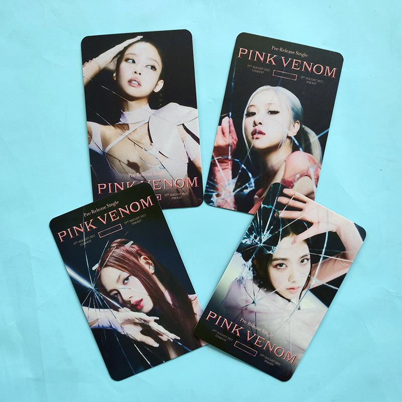 Buy 8PCS Blackpink Pink Venom Lomo Card BP HD Photocard Lisa Jennie ...