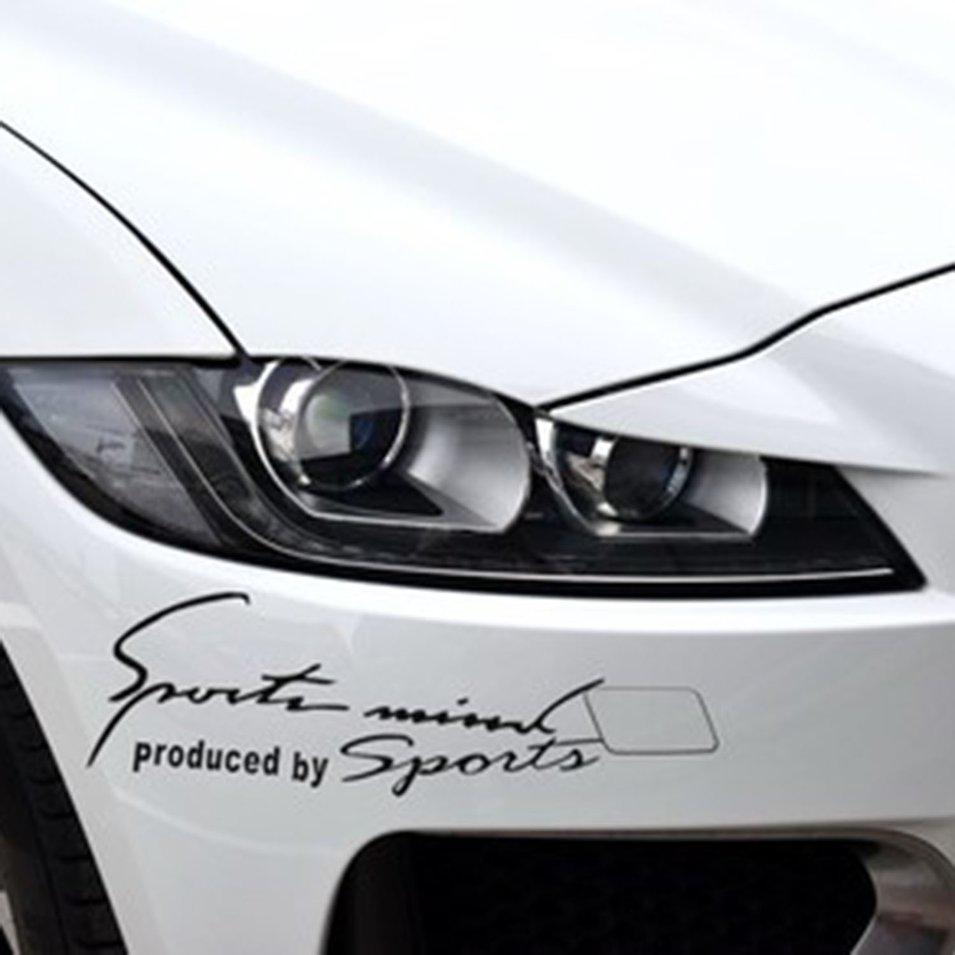 Buy Reflective Light Eyebrow Car Sticker Car Cover Sport Light Eyebrow ...