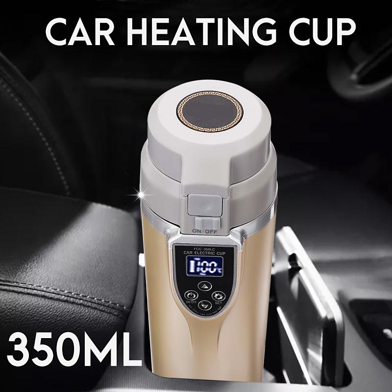 Buy 12V/24V 350ml Intelligent Vehicle Heating Cup Car Auto Electric ...