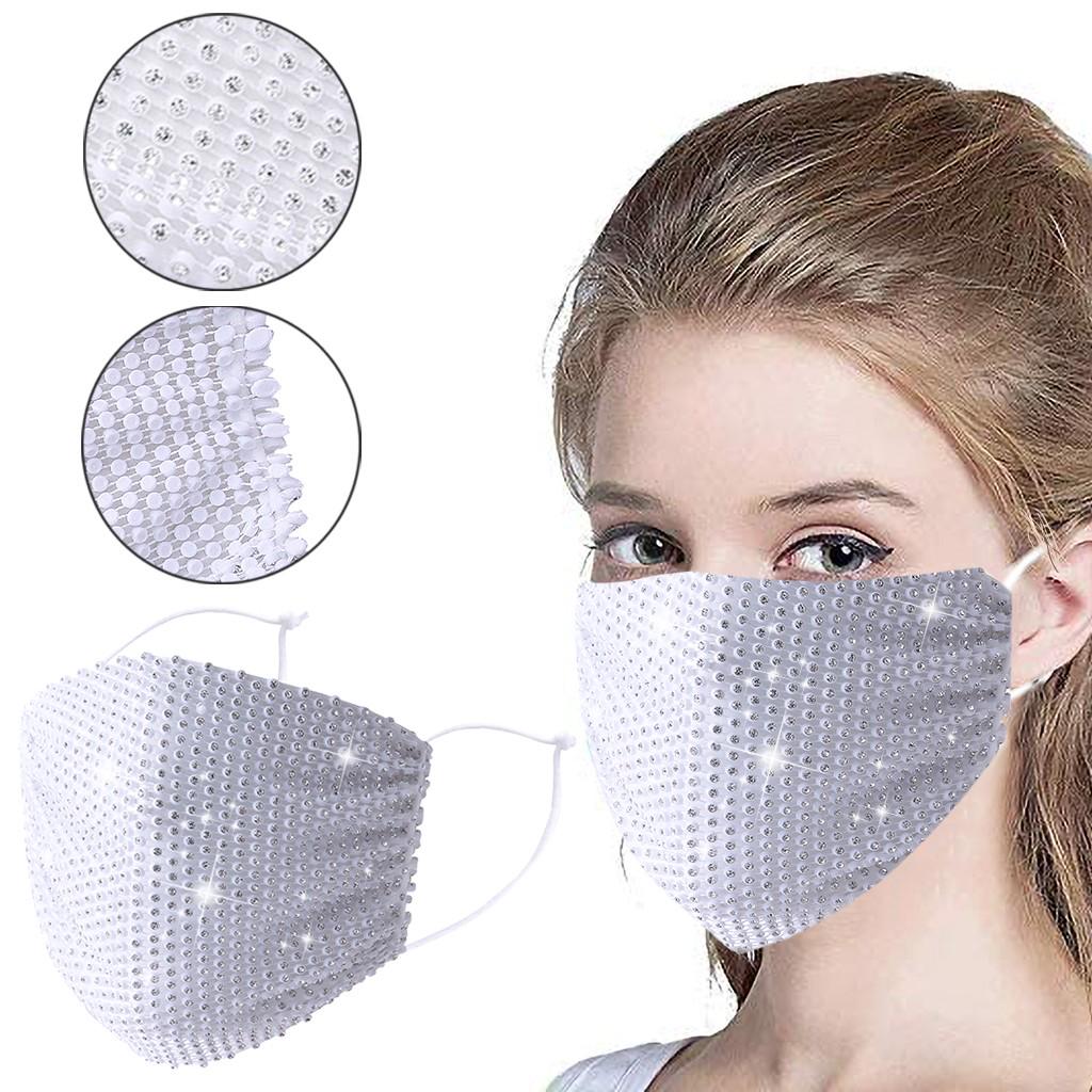 Buy Diamonds Reusable Face Nose Mouth Cover Adjustable Anti-Dust Mouth ...