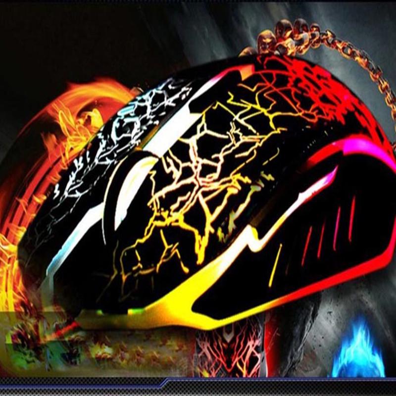 Buy Professional Colorful Backlight 4000DPI Optical Wired Gaming Mouse ...
