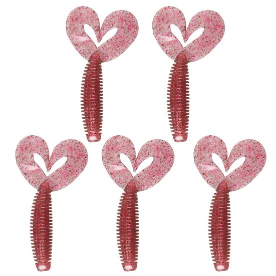 5Pcs Fishing Bait Flexible Reusable With Hidden Hook Slot Premium Anti ...