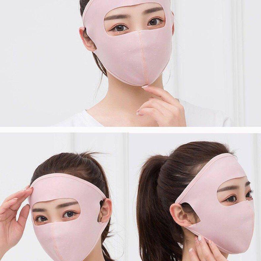 Buy HEI Lady Full Face Coverage Mask Three 3 Hole Winter Cap Elastic ...