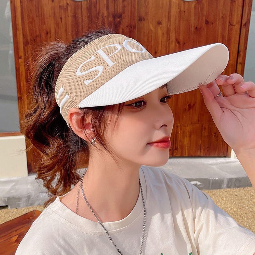 Cheap Hats Cycling Caps Letter Women Driving Caps Empty Top Caps Summer ...