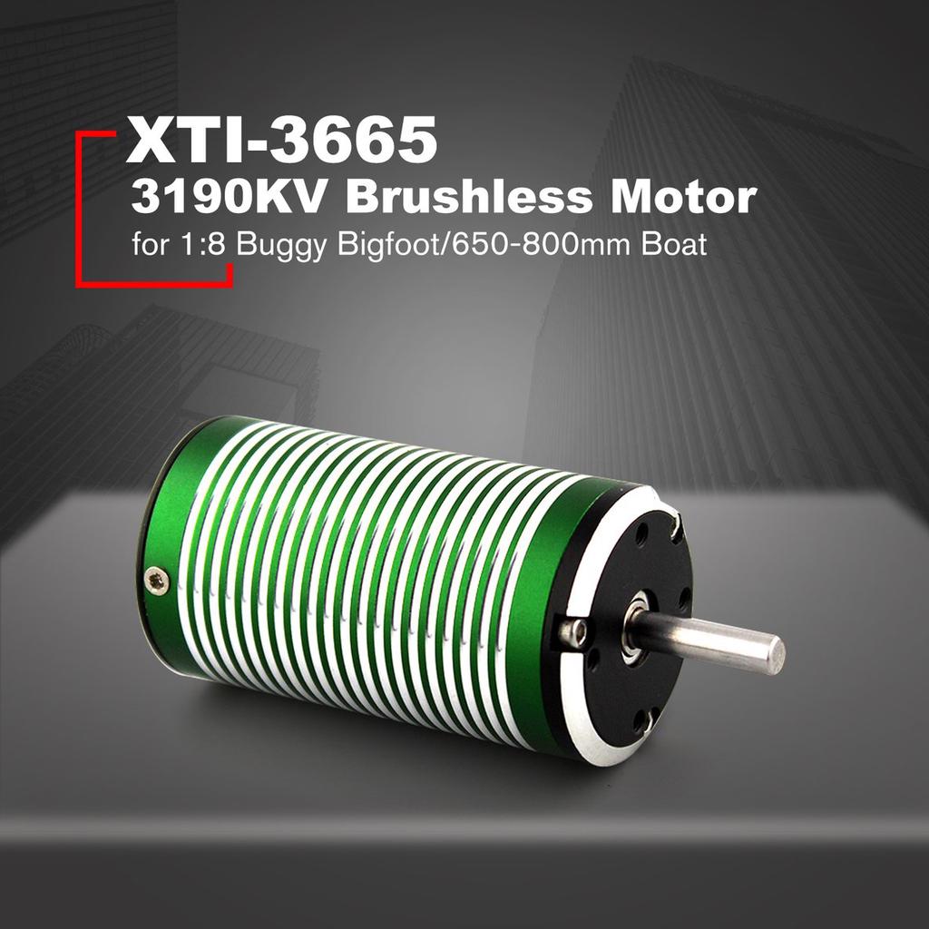 Buy X-TEAM XTI-3665 3190KV Brushless Motor for 1:8 Buggy Bigfoot/650 ...