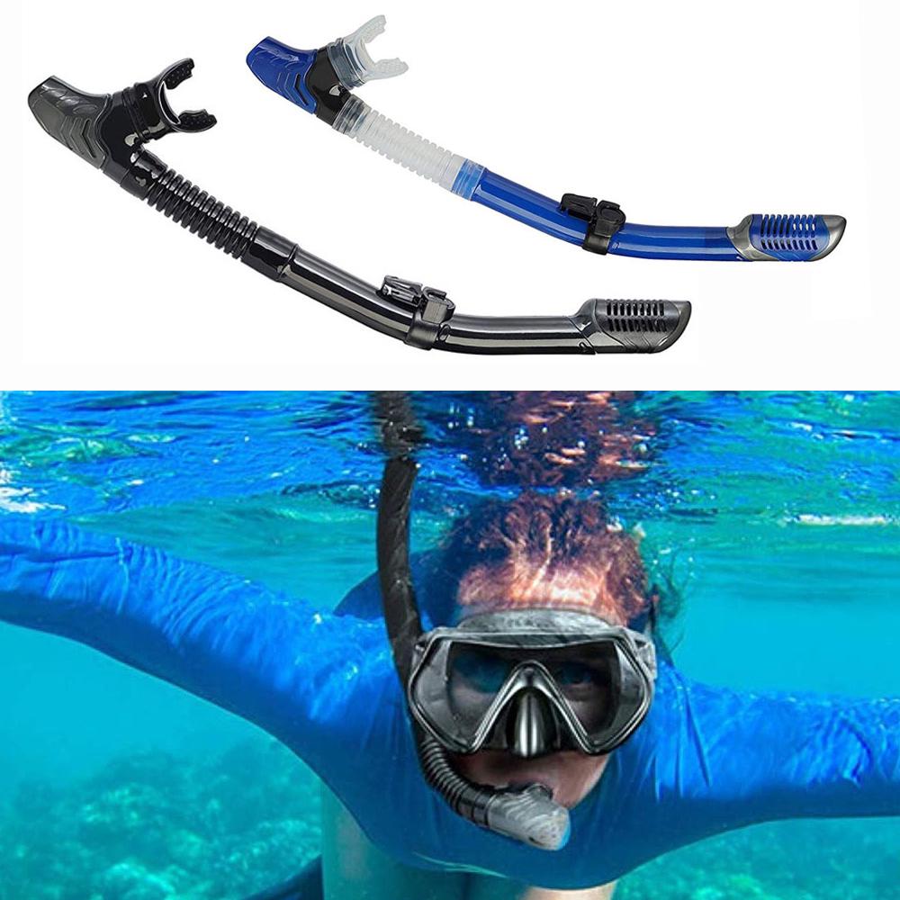 Cheap Silicone Diving Dry Breathing Tube Full Dry Gel Snorkeling ...