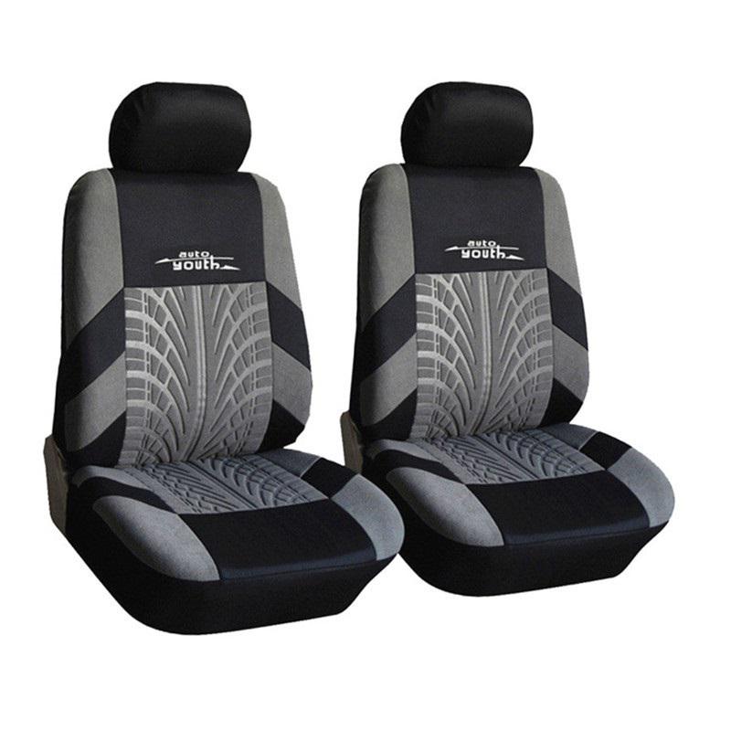 Buy 4 Colour Track Detail Style Car Seat Covers Set Polyester Fabric ...
