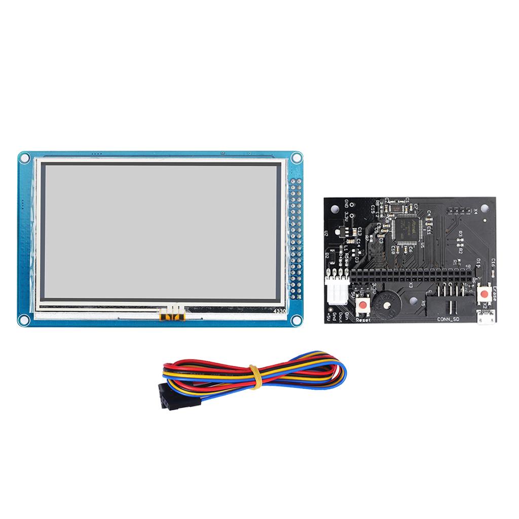 4.3 inch Color Touch Screen + DuetWifi Controller For 3D CNC Machine ...