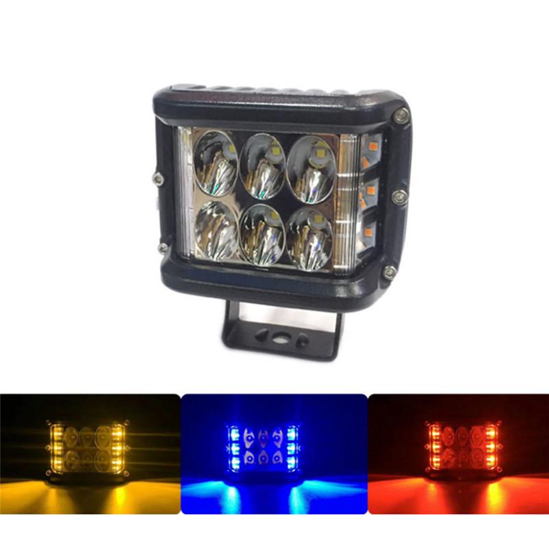 Buy Car&Truck 12 Led Work Light Bar Emergency Warning Strobe Flashing ...