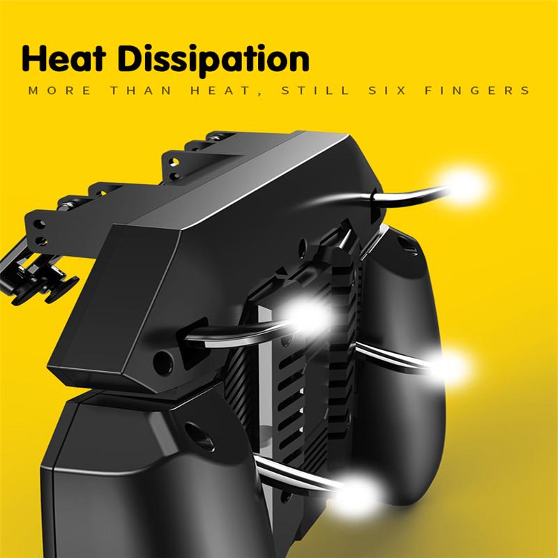 Satın alın PUBG için AK77 Telefon Soğutucu Fan Oyun Kumandası Grip 6 ...